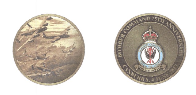75th Anniversary of Bomber Command Commemorative Medallion | Bomber ...